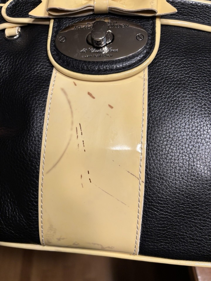 NWT BRIGHTON My Flat In London Leather Bag/purse Some Scuffs PLEASE SEE ...