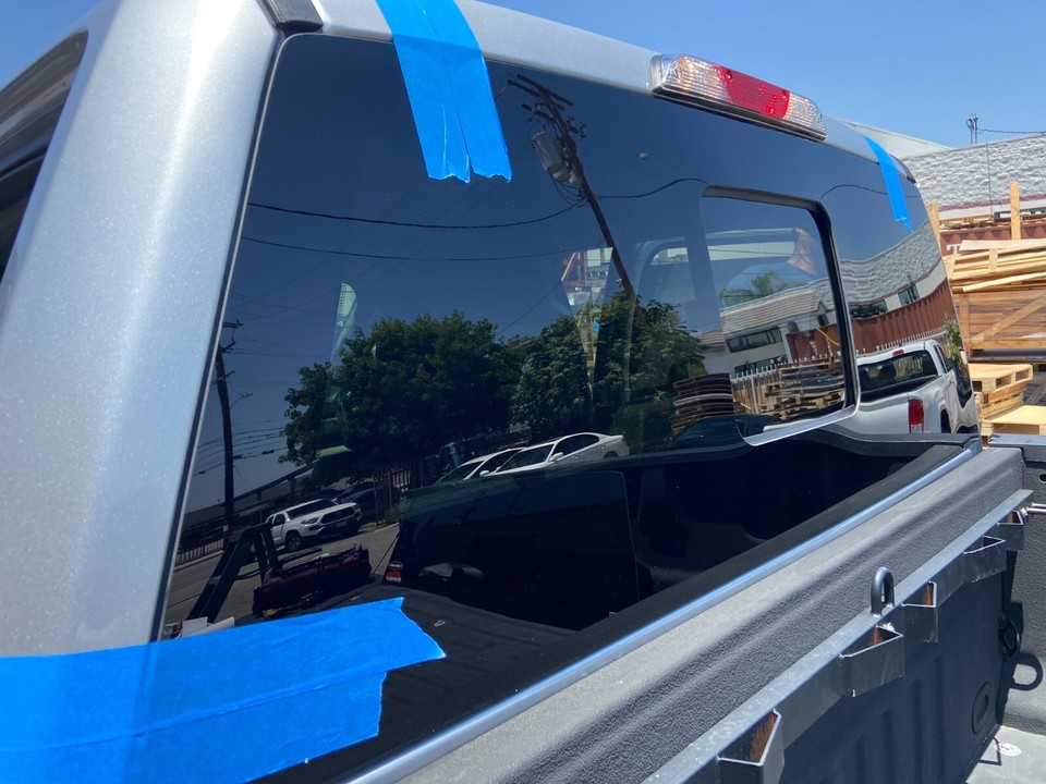 Fits 2015-2025 Ford F150 Manual Sliding Rear Back (flush fit) Window ...