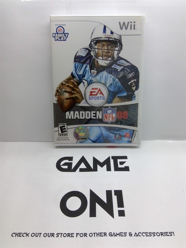 Madden NFL 08 (Nintendo Wii, 2007) New Factory Sealed - Free Ship ...