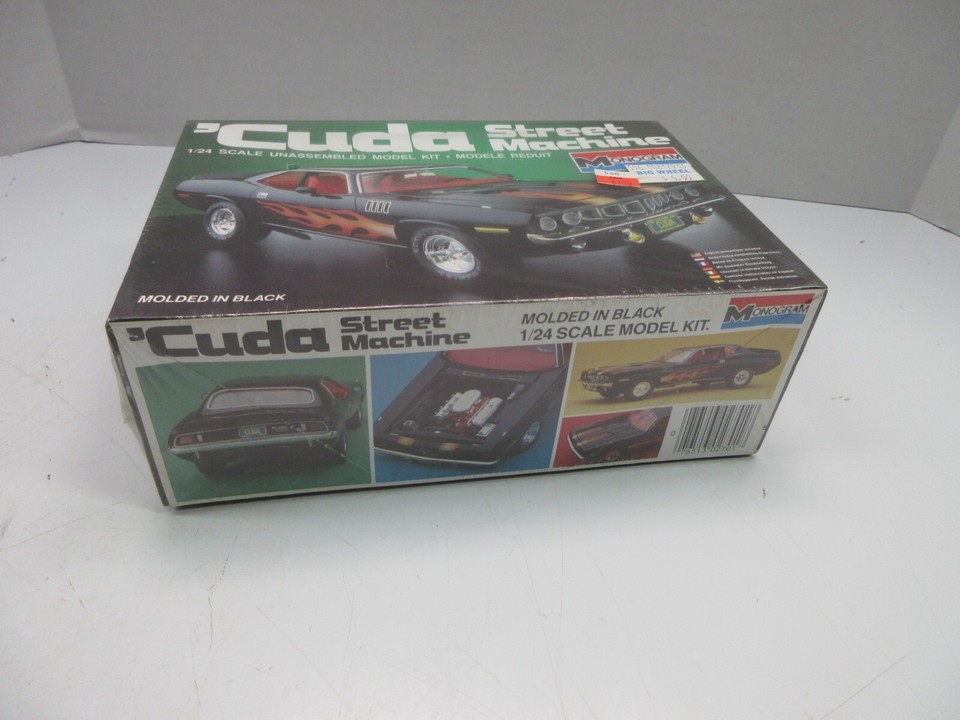 Monogram Cuda Street Machine Vintage Model kit 1/24 scale sealed | eBay