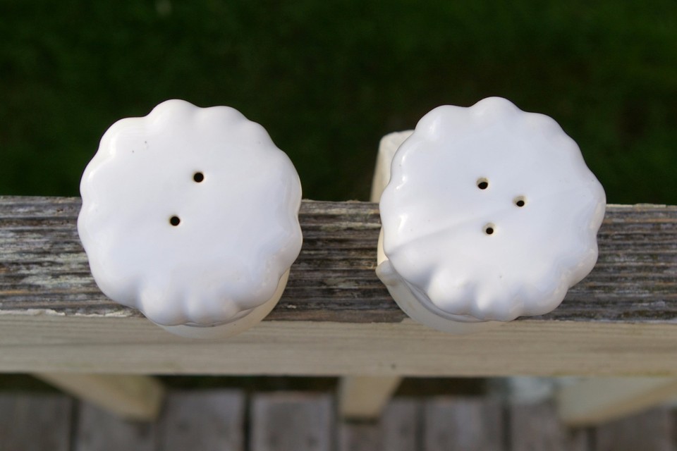 Retro Mustache Chef Hat Salt & Pepper Shaker Set With Stoppers | eBay