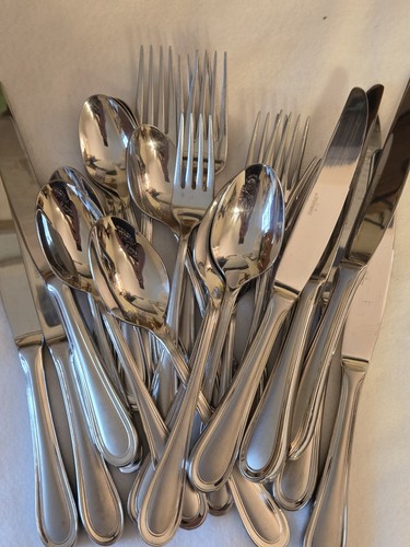 CAMBRIDGE CORDIAL STAINLESS SILVERWARE FLATWARE SET FORKS SPOONS 26 ...