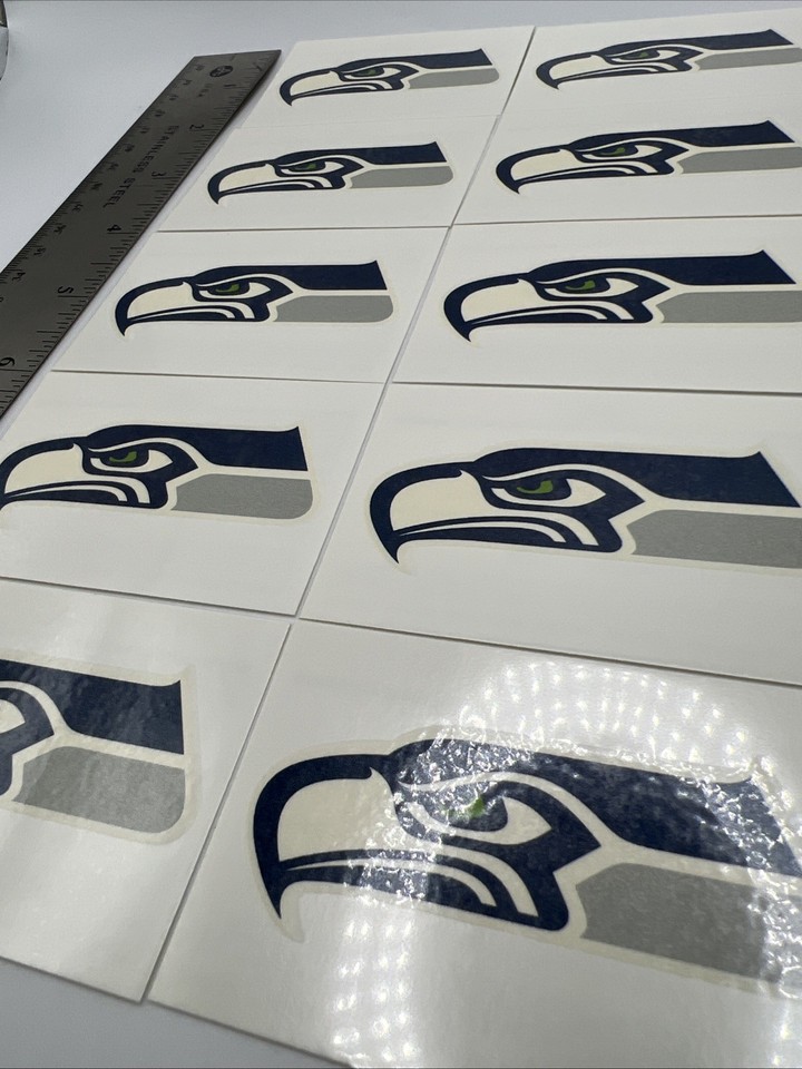 NFL Seattle Seahawks Temporary Tattoo 10 Face Body Tattoos Football ...