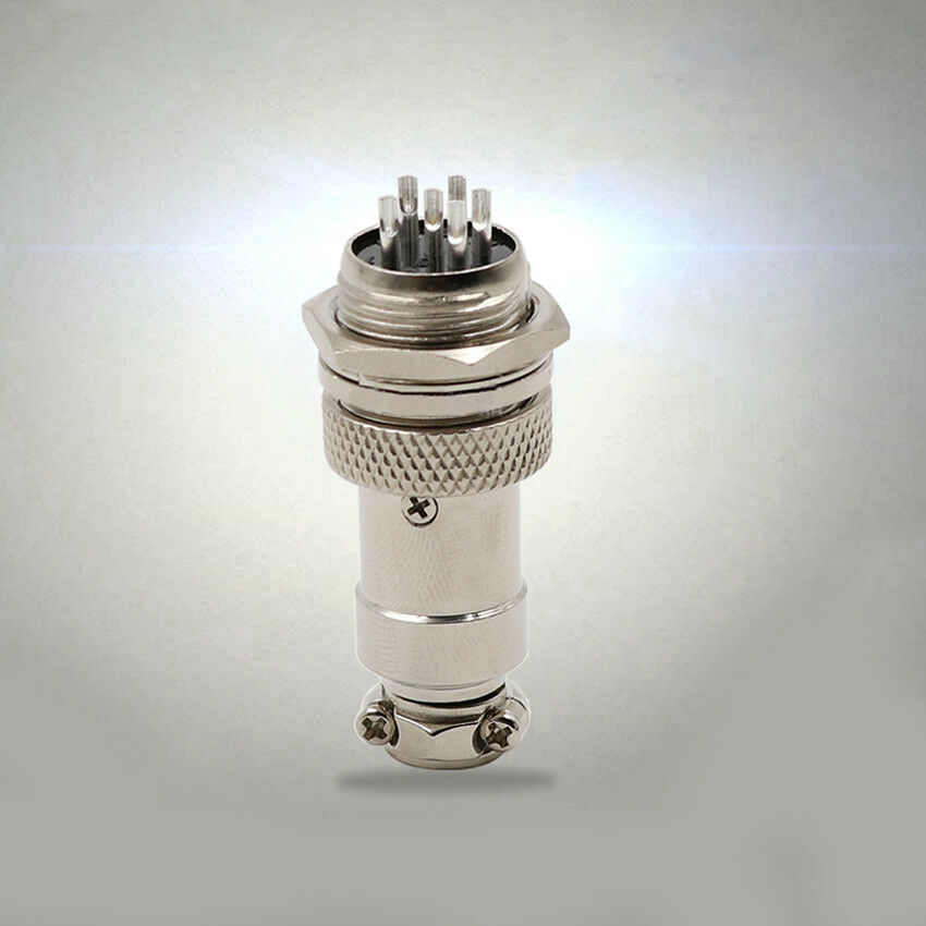 GX16 2-10Pin Screw Type Electrical Aviation Male Socket +Female Plug ...