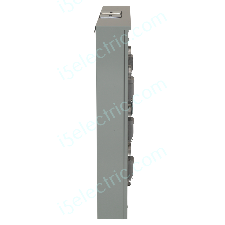 Square D MP66125 600 Amp w/6 Gang Position 125A Meter Pak OH/UG EUSERC ...