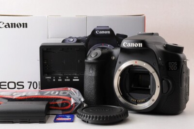 【TOP MINT】CANON EOS 70D 20.2 MP SLR Digital Camera Body + 32G SD Card ...