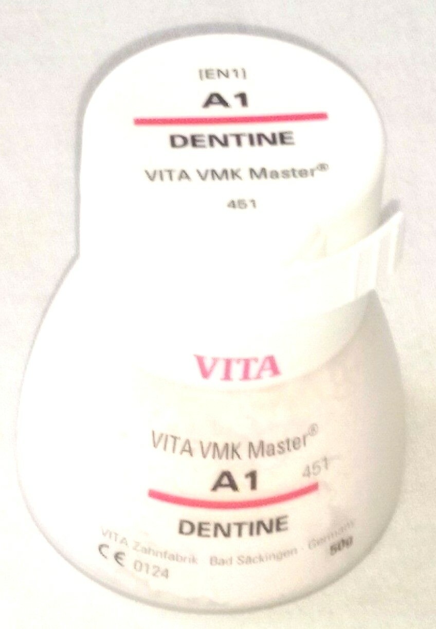 Vita Vmk Master Shades for Ceramics 50 Gm. Dentine A1 Dentistry Free ...