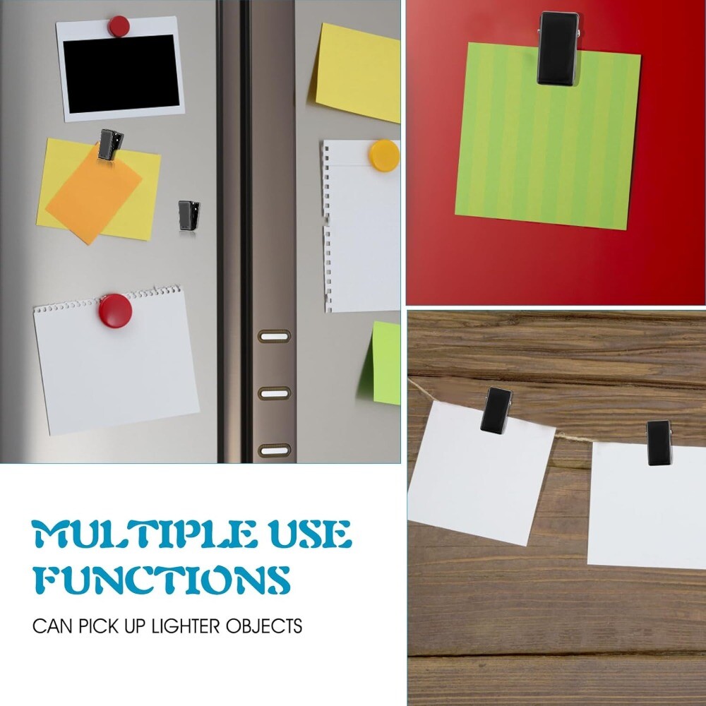 15 Pieces Spring Photo Clips Plastic Poster Clips Self Adhesive Clips ...