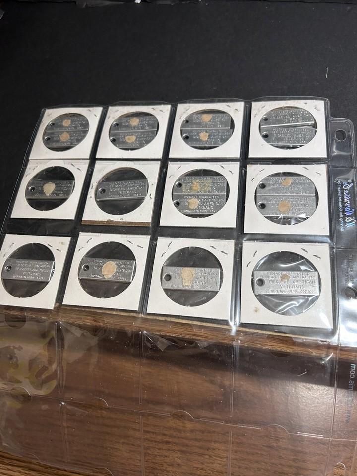 Set Of 18 NEW YORK DAV TAGS Vtg Mini Key Chain License Plate, Matching ...