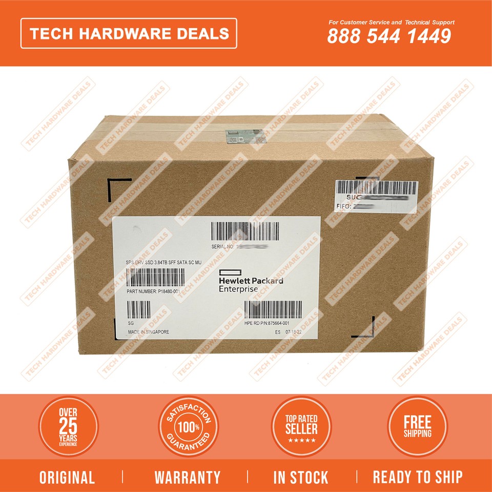 P05994-B21 NEW SEALED HPE 3.84TB SATA 6G MU SFF SC MV SSD | eBay