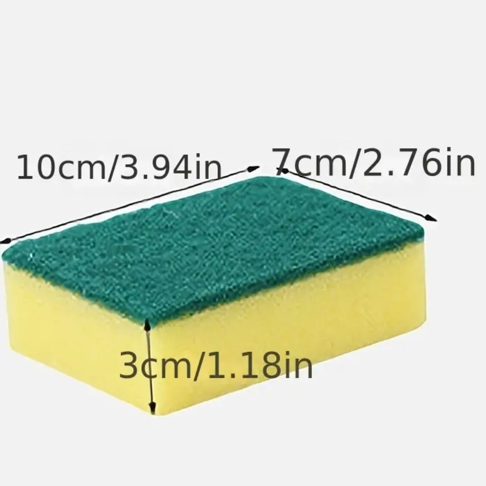 10 pcs Kitchen Cleaning Sponge Multi Purpose Dish Cleaning Sponge ...