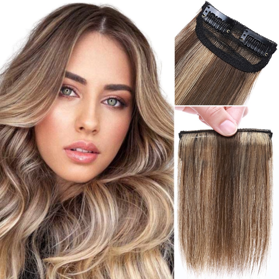 UK CLEARANCE 100% Real Human Hair Extensions Clip In Remy Hair FULL SET ...