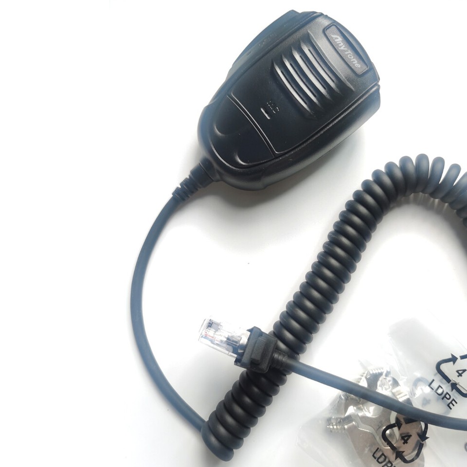 Original ANYTONE Microphone for CB Radio AT-5555N AM/FM/SSB 10 Meter ...