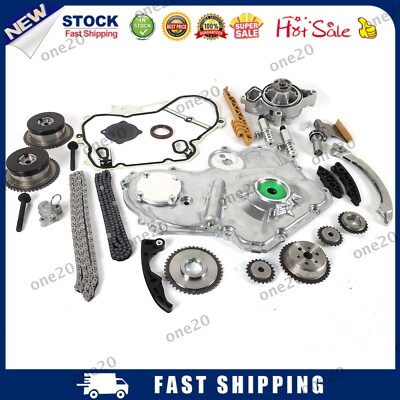 For GM Ecotec 2.2L 2.4L Timing Chain Kit VCT Selenoid Actuator Gear ...