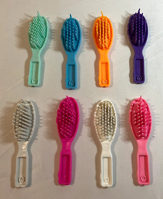 Barbie Doll Accessories - Lot of 8 Hair Brushes - Seashell Design | eBay