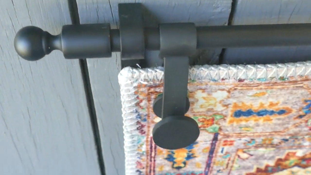 Metal Rug Hanger,Quilt Hanger,5/8 Hardware set,Wall Rug Holder,Tapestry ...