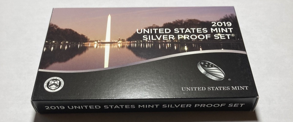 2019-S 5 Proof Coins Set W/Box & Certificate 99.9% SILVER Kennedy Half ...