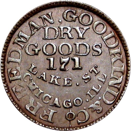 Chicago Illinois Civil War Token Freedman Goodkind & Co | eBay