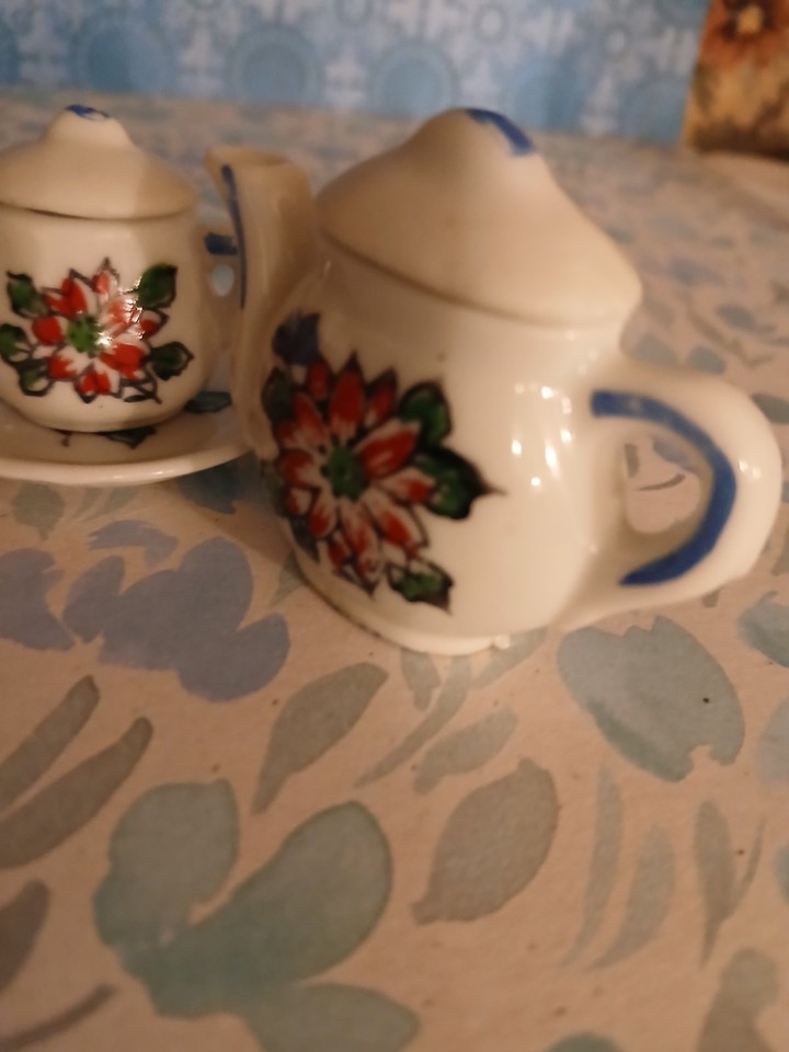 Dolls Miniature Fairylite Tea Set.1950s. Vintage. Please See Photos ...
