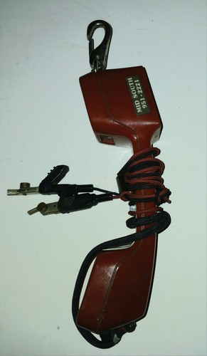 VINTAGE RED WALKER TELEPHONE BUTTSET LINEMAN PHONE LINE TESTER ...