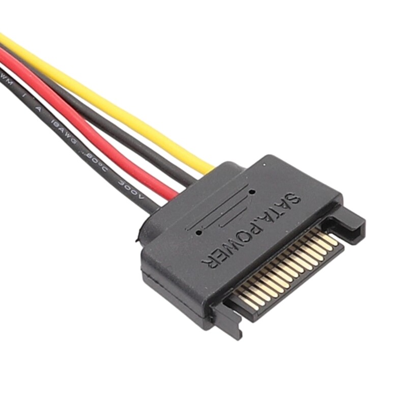 Big 4Pin to 15Pin Sata Power Cord 4Pin to Sata Hard Disk Power | eBay