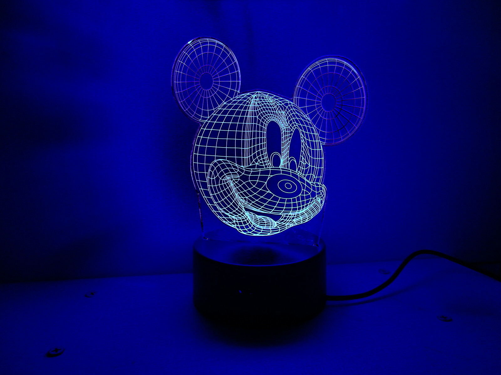 Nightlight MICKEY MOUSE Creative 3D Visualization Lamp | eBay