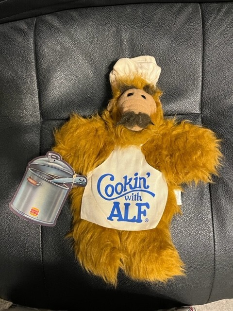 ALF Puppet Plush Chef Burger King Cookin' With Alf 1988 Rare Vintage 80 ...
