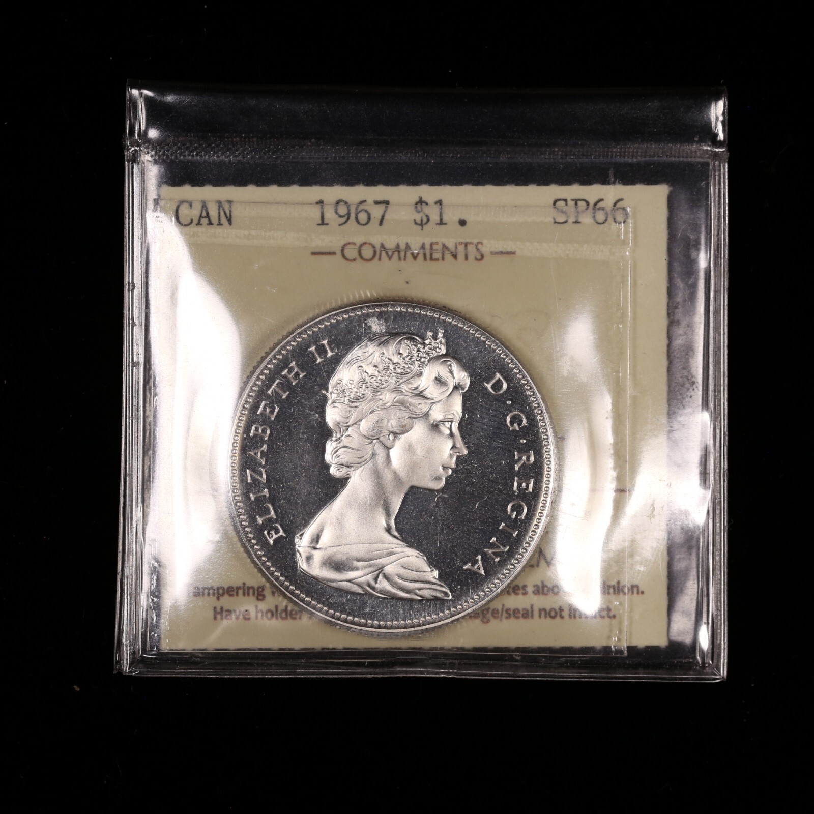 1967 $1 *UHC* ICCS SP66 Canada Silver Dollar - Ultra Heavy Cameo Goose ...