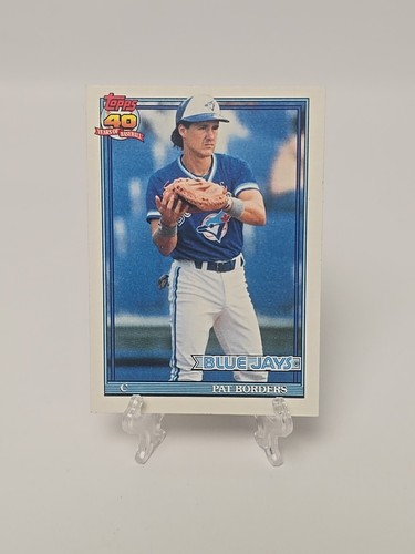 Pat Borders - 1991 Topps #49 - Toronto Blue Jays Baseball Card | eBay