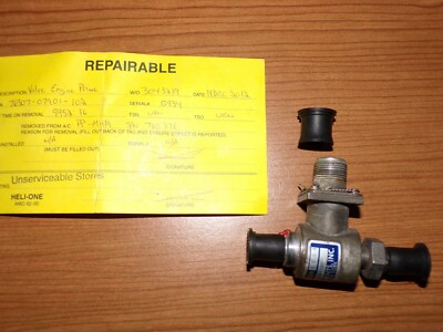 Sikorsky S76 Engine Prime Valve 76307-07901-102 | eBay
