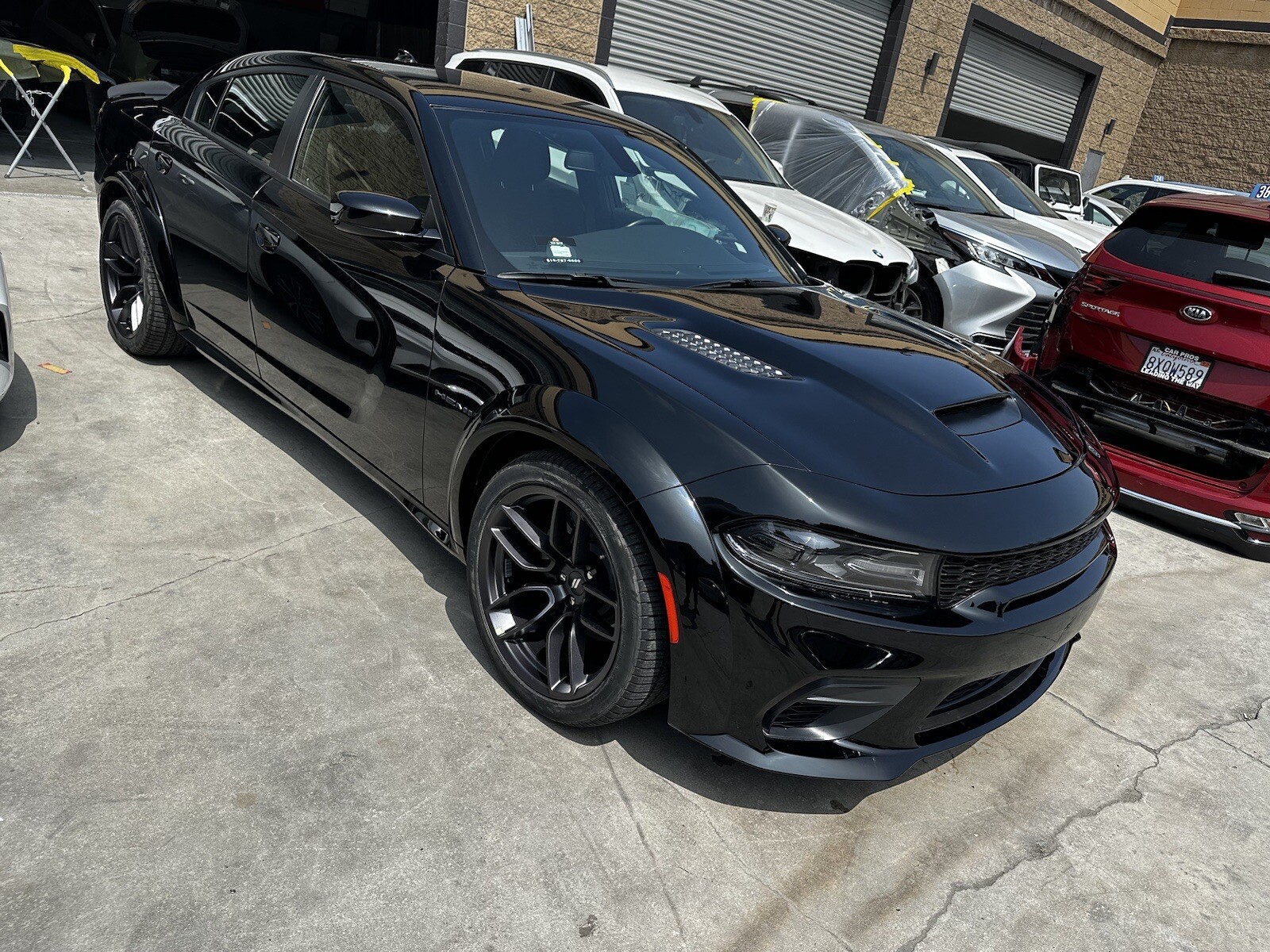 15-23 Dodge Charger Wide-body Kit Demon Hood SRT Hellcat Font Rear ...
