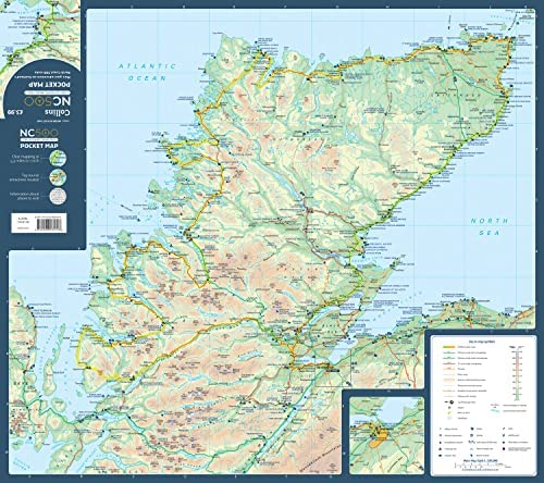 NC500 Pocket Map: Plan your adventure on Scotland’s North Coast 500 ...
