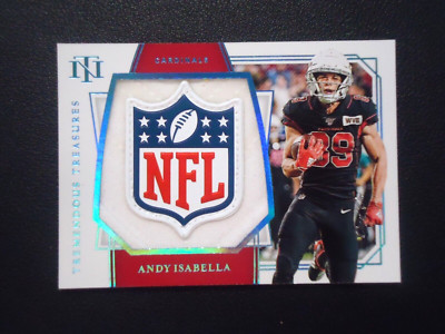 Andy Isabella 2019 PANINI NATIONAL TREASURES TREMENDOUS TREASURES 1/1 ...