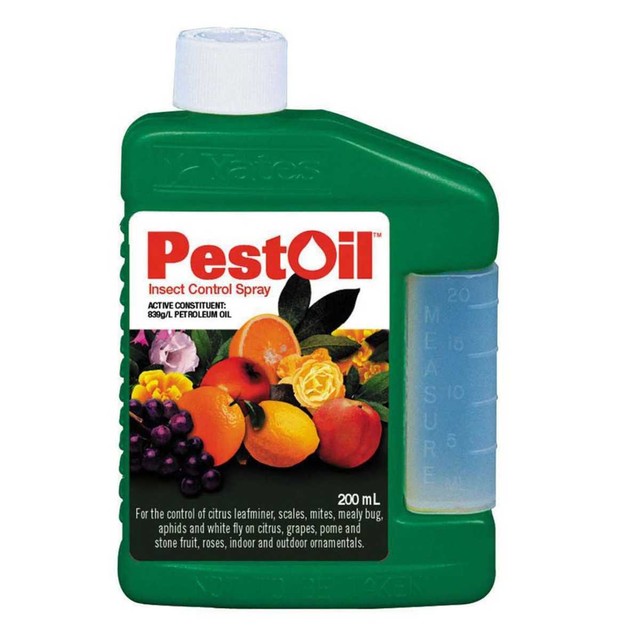YATES Pestoil Insect Control Spray 200ml for Citrus Leafminer Scales ...