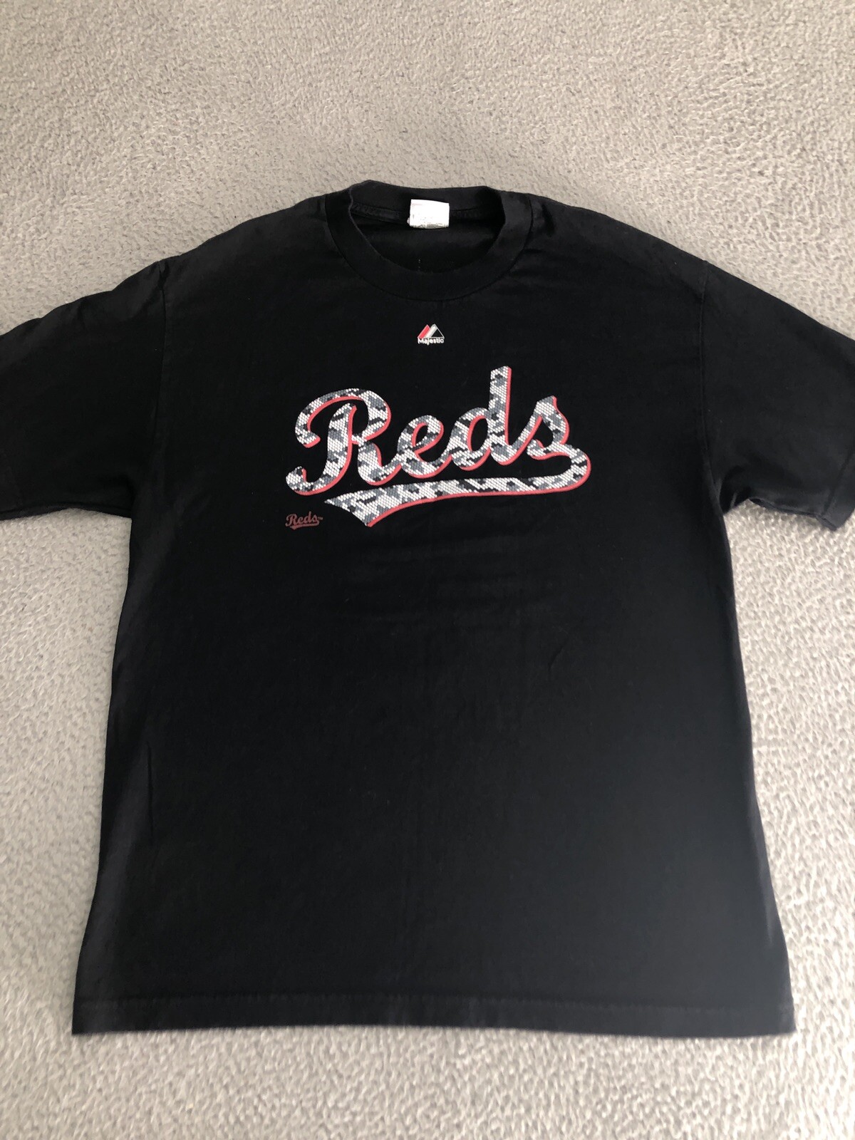 Cincinnati Reds T Shirt Mens L Crew Neck Joey Votto 19 Snakeskin ...