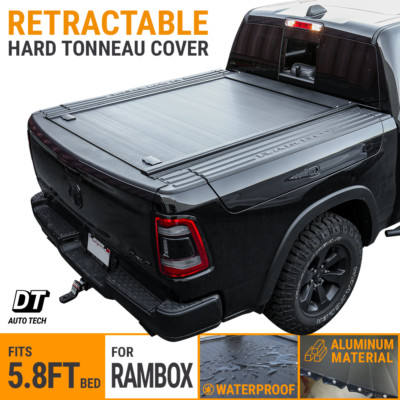 Fits 2009-2019 RAM 1500 Rambox Retractable Tonneau Hard Cover 5.7ft ...
