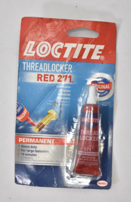 Loctite Threadlocker Red .2 oz 271 Permanent High Strength Heavy Duty ...