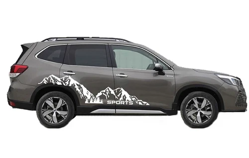Graphic Mountain Side Door Sticker Kit For Subaru Forester XV Sport ...