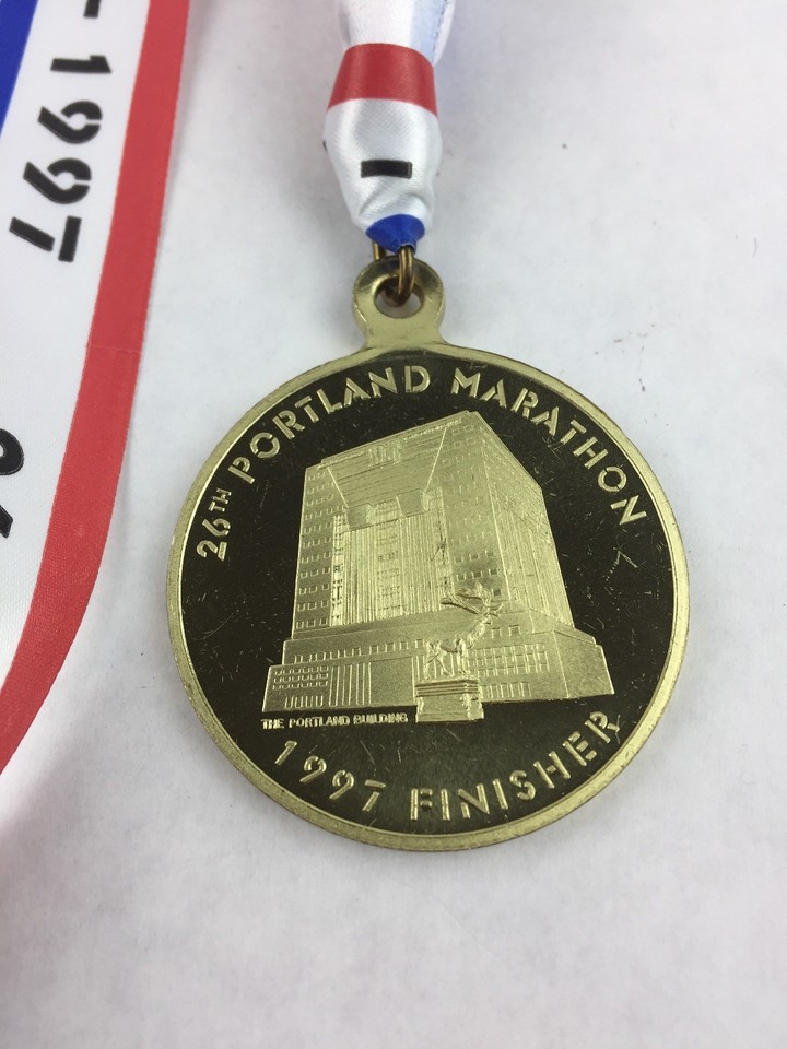 26th Portland Marathon 1997 Finisher Medal Oregon | eBay