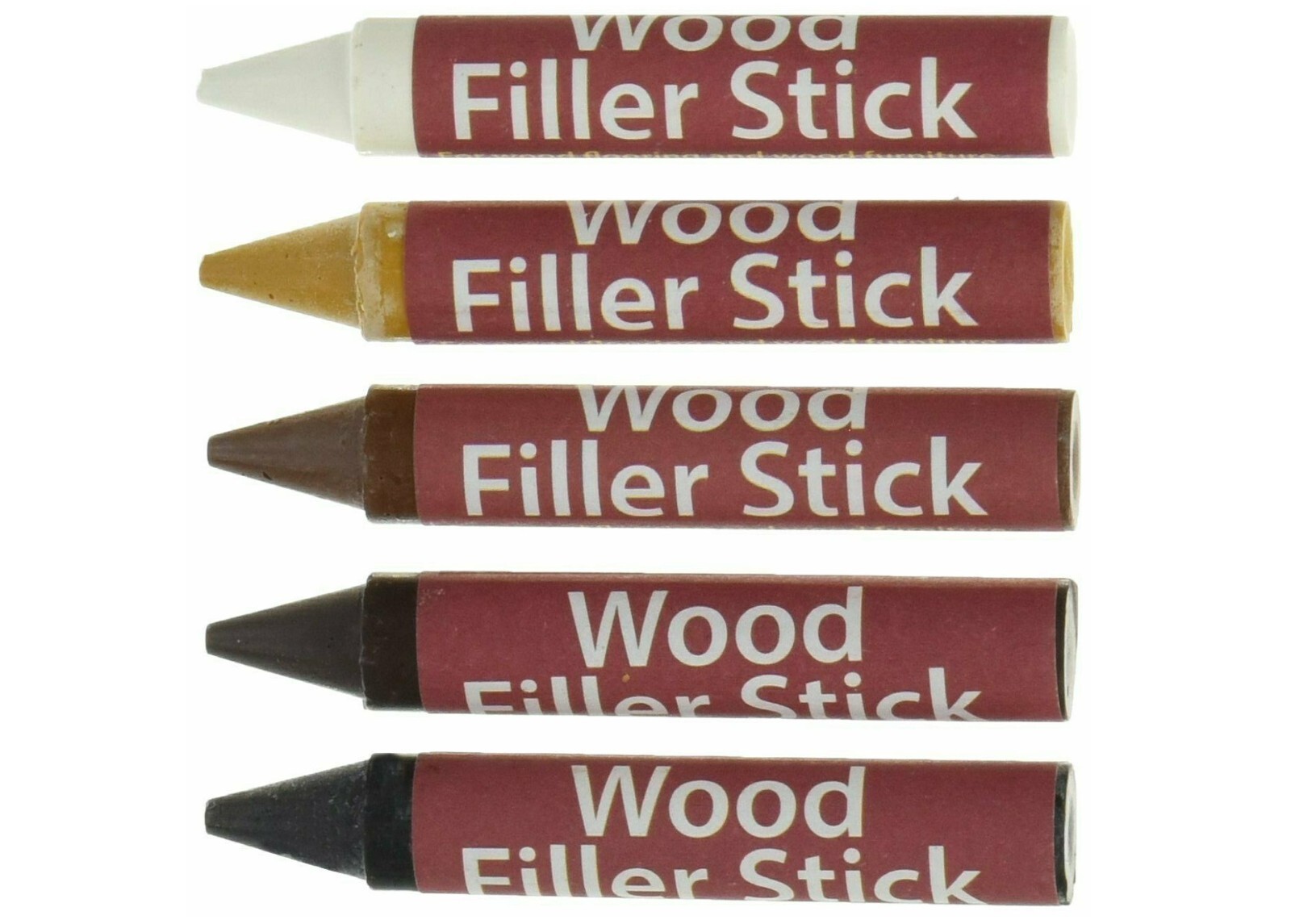 Wood Filler Sticks 5 Pack Hides Repairs Scratches and Flaws on Floors ...