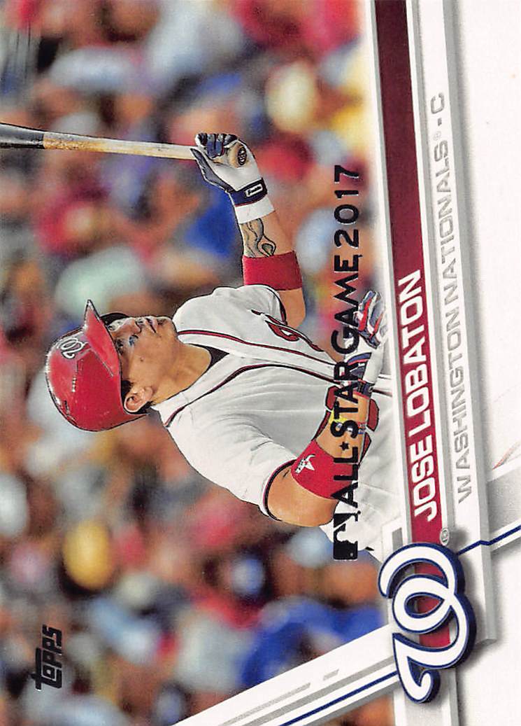 Jose Lobaton 2017 Topps All-Star 651 Washington Nationals Baseball Card ...
