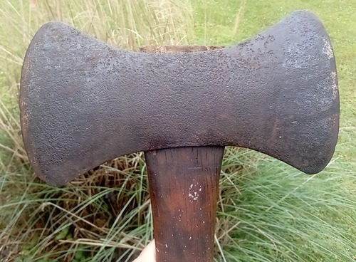 Vintage Sager Chemical Axe Dated 1927 - Complete 32" Double Bit Ax | eBay