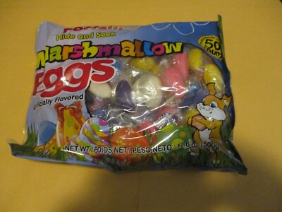Forrelli 17.6 oz Easter Hunt Marshmallow Candy Eggs Individual 50 ...