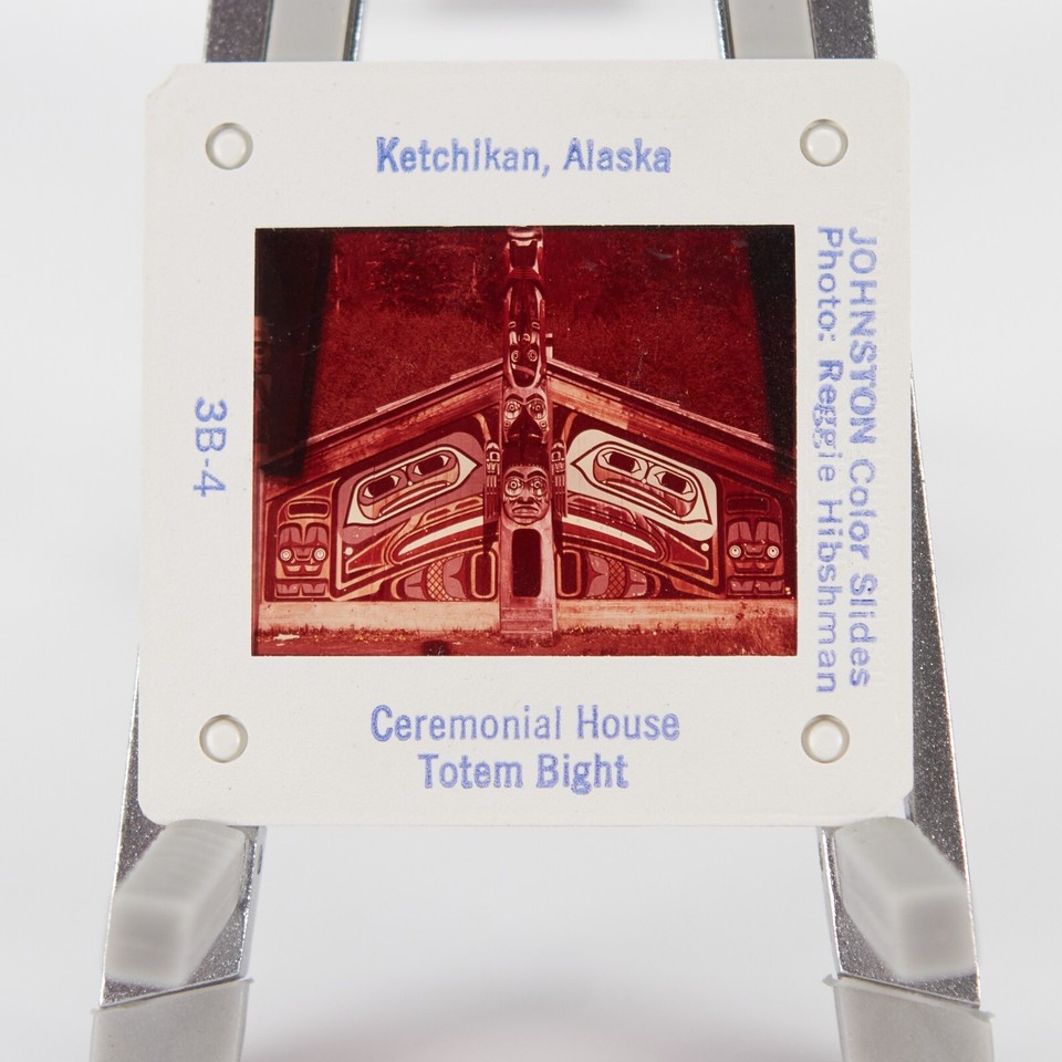 Ceremonial House Totem Bight Ketchikan Alaska Transparency 35mm Slide ...