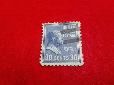 Stamp 30 Cents T.Roosevelt 1938 USA Scott 830 Stamp United States Of ...