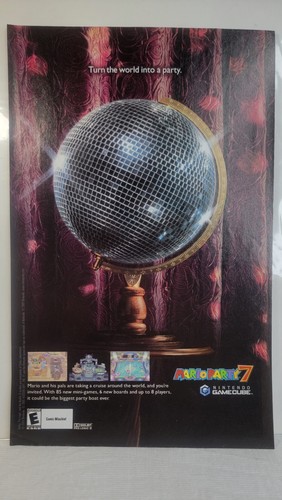 Mario Party 7 Nintendo GameCube Vintage Print Ad/Poster Official Promo ...