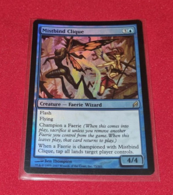Magic the Gathering Mistbind Clique Foil Lorwyn Used | eBay