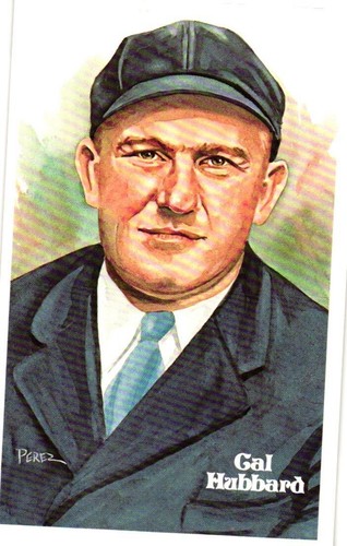 Cal Hubbard 1980 Perez-Steele Baseball Hall of Fame Limited Edition ...