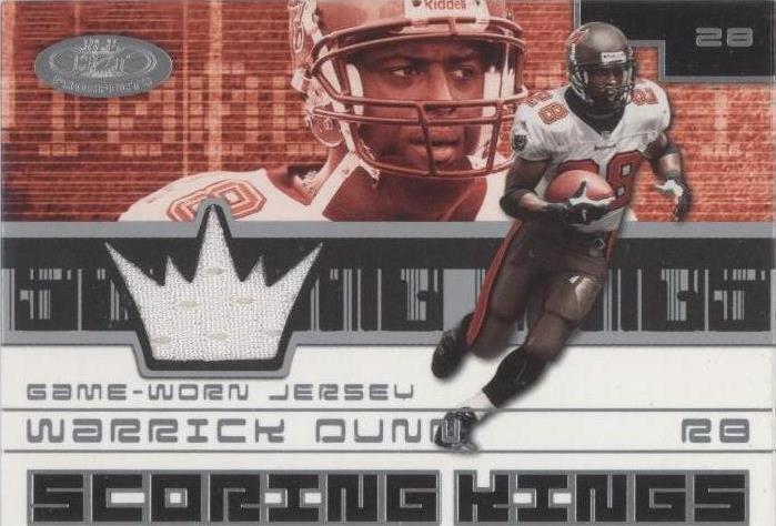 2001 Fleer Hot Prospects - Scoring King Jerseys Warrick Dunn (MEM) for ...