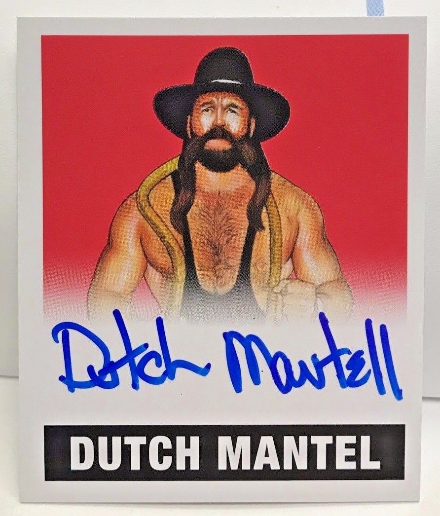 Dutch Mantel 2017 Leaf Originals Wrestling RED on-card Autograph Auto ...